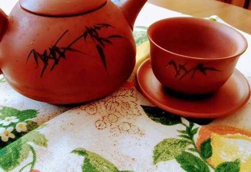 Чайный набор из исинской глины Китай ручная работа