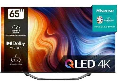 Телевизор qled Hisense 65U7HQ частота 120гц