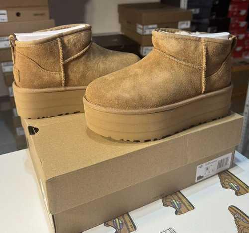 UGG Classic Ultra Mini Platform "Chesnut"