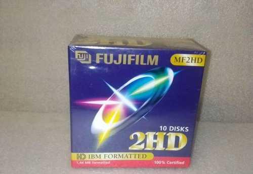 Дискеты 3.5 Fujifilm 10 штук в упаковке