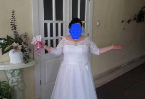 Свадебное платье 56-60