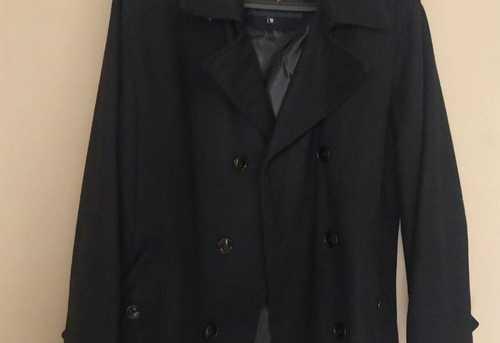 Пальто с шерстью мужское, демисезонное, 46 размер