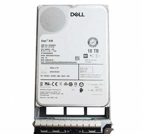 Жесткий диск Dell YF87J 10TB 7200 SAS 3,5" HDD