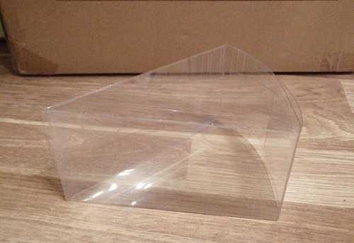 Подарочная упаковка треугольеая прозрачная