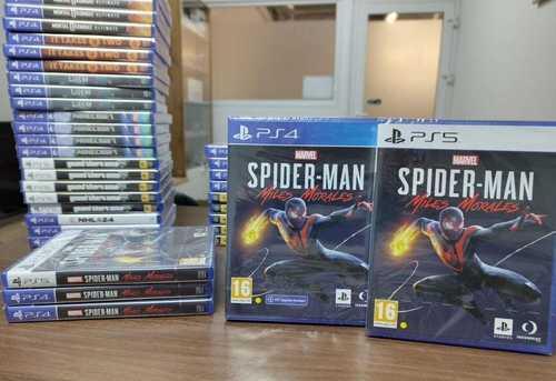 Spider-Man Miles Morales (Рус) Новый PS4/PS5 Диск