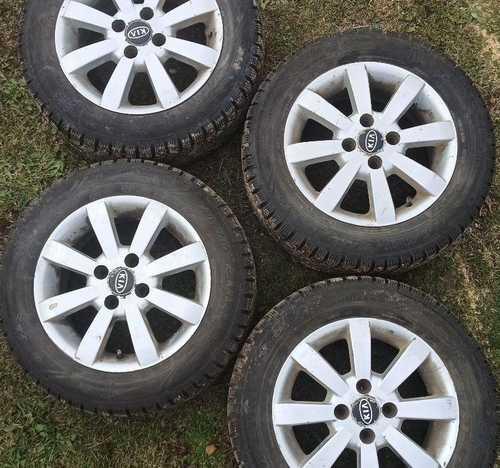 Колеса в сборе 185/65 r14 зимние 4х100