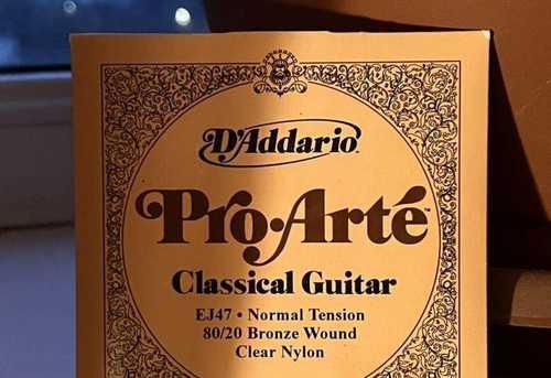 Струны для классический гитары D'addario Pro-Arte