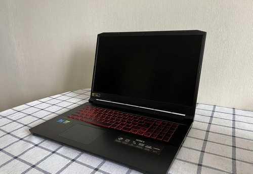 Игровой ноутбук 17.3" Acer Nitro 5 AN517-53, 512 ГБ, Core i5-11300H, RAM 8 ГБ, GeForce RTX 3050 4 ГБ