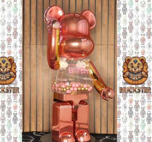 Bearbrick Pink & Cold 1000% 70см