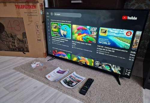 Телевизор SMART TV,2020г,Android 110см
