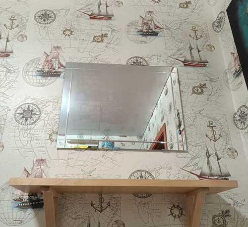 Зеркало настенное IKEA икея с полочкой