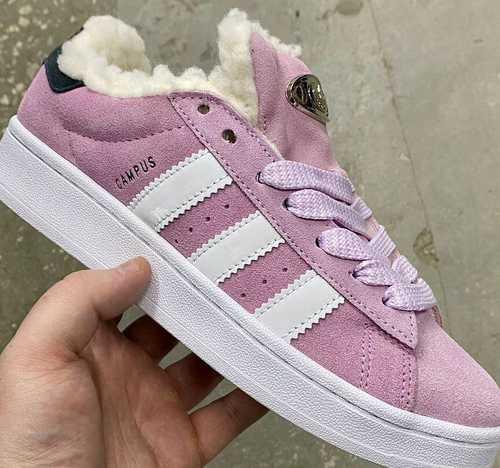 Женские зимние кроссовки Adidas Campus (36-40)