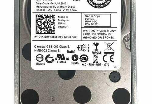 Жесткий диск Dell WD9001bkhg-18D22V0 900Gb SAS 2,5
