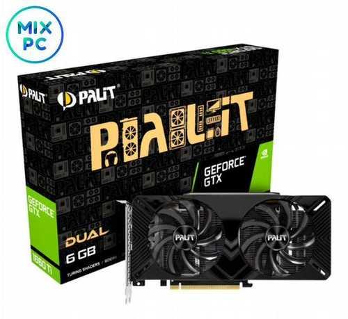 Видеокарта GTX1660Ti 6GB Palit Dual NE6166T018J9-1