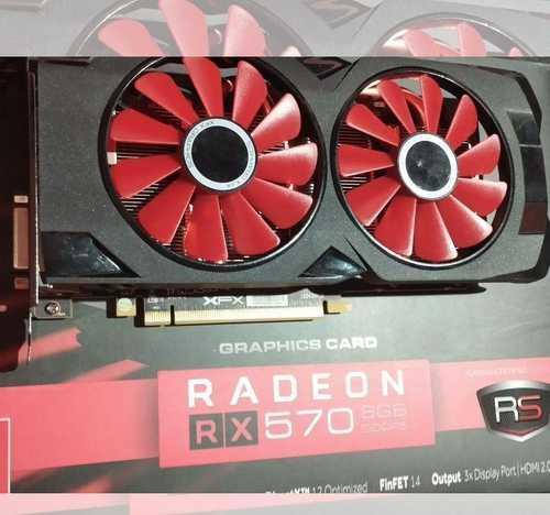 Видеокарта xfx rx 570 8gb