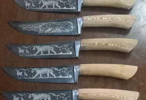 Узбекский нож пчак с рисунком