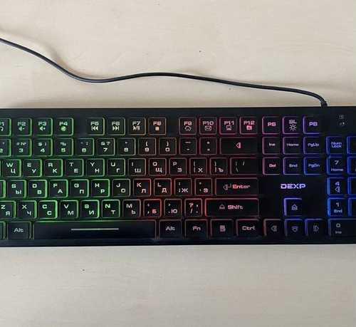 Клавиатура dexp K-5003BU проводная (с подсветкой)