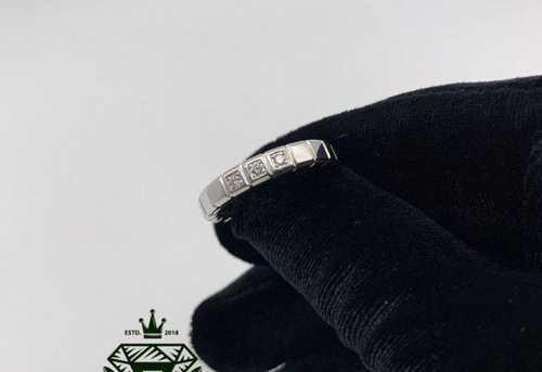 Обручальное кольцо Chopard ice cube из золота с бр
