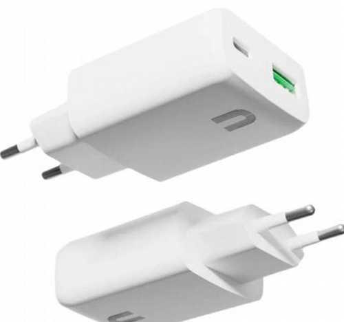 Сетевое зарядное устройство Uzay Quick Wall Charger 20W, белый