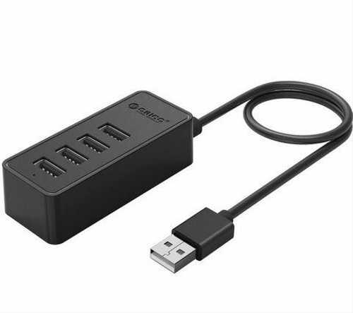 4-port USB2.0 Hub Orico W5P-U2-BK черный #341841