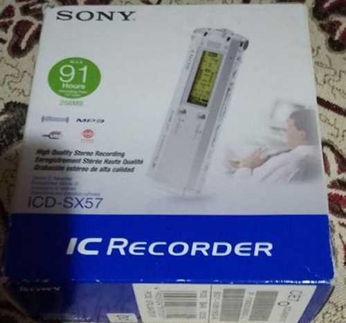 Диктофон sony icd-sx57