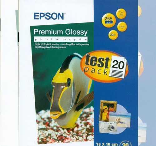 Фотобумага Epson Premium Glossy A4, 13x18