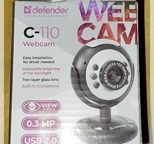 Веб-камера defender webcam c-110