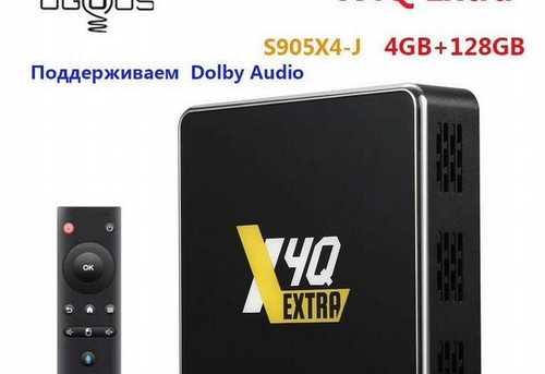 Тв приставка ugoos X4Q extra 4/128 Гб под ключ