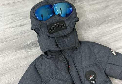 Куртка зимняя с очками 36р