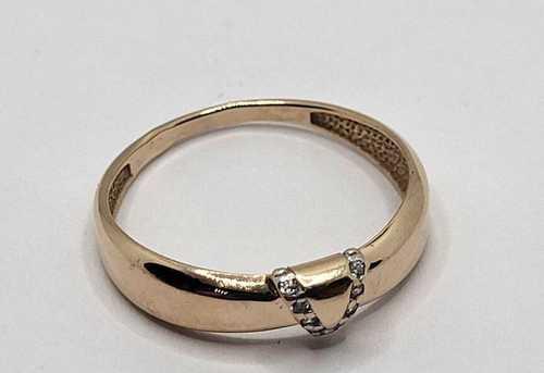 Золотое кольцо 585 1.68гр 18размер (к)