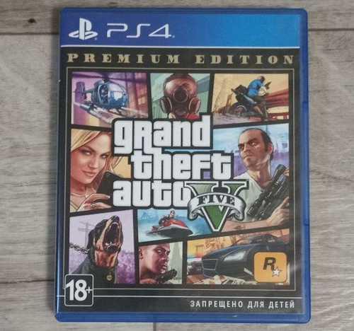 Игра для ps4 GTA 5