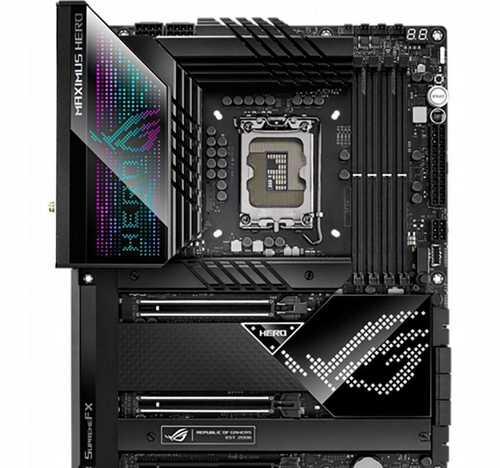 Материнская плата asus ROG maximus Z690 hero LGA1700 ATX 4xDDR5 3xpciex16 3xM.2 hdmi usbc 2.5glan wi