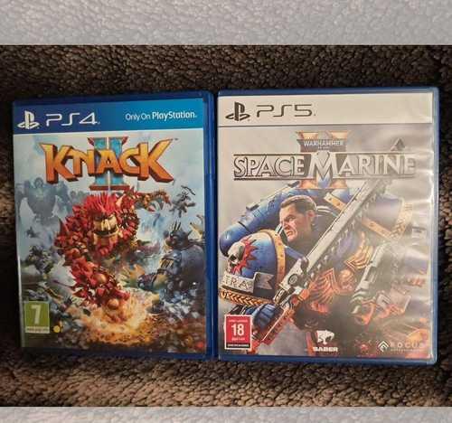 Knack 2 ps4 диск, Space Marine Warhammer 40000 ps5