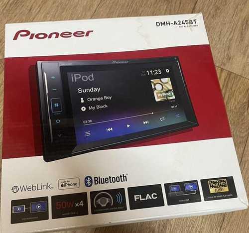 Автомагнитола pioneer 2din с блютузом