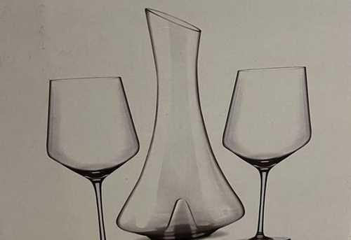 Набор для вина диспенсер и бокалы