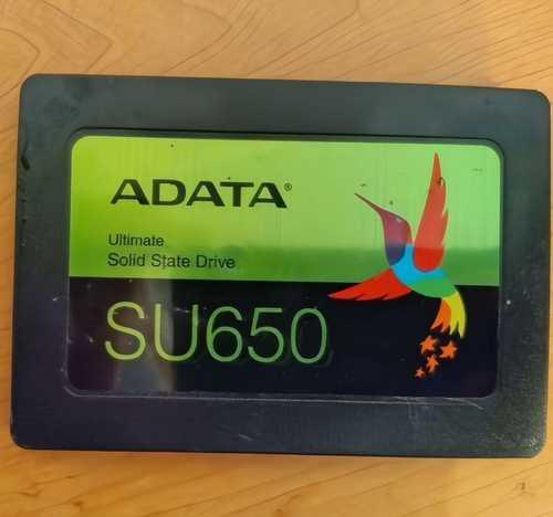 SSD: adata SU650 на 120 гб
