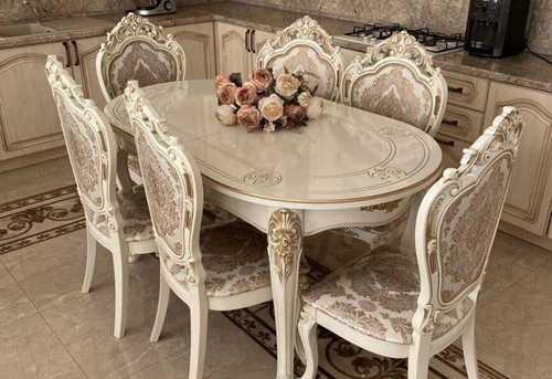 Стол Роза «Пальма» / Кухонный стол и стулья
