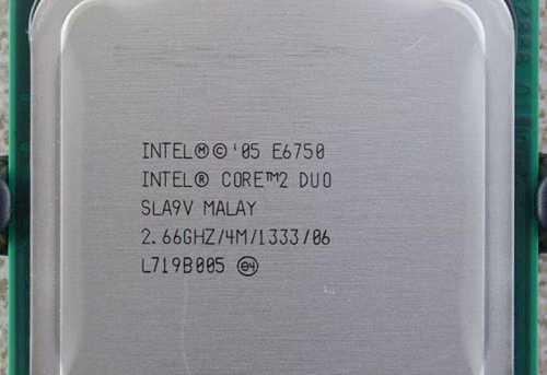 Процессор Socket 775 Intel Core2Duo E6750 (4M Cach