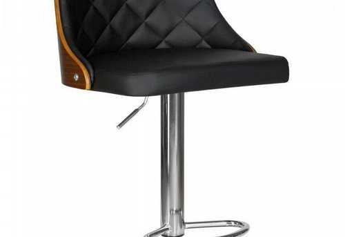 Дизайнерский барный стул tartin черная эко-кожа