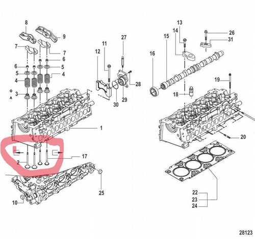 Клапан выпускной Mercruiser