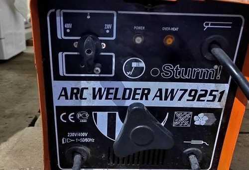Сварочный аппарат Sturm arc welder aw 79251