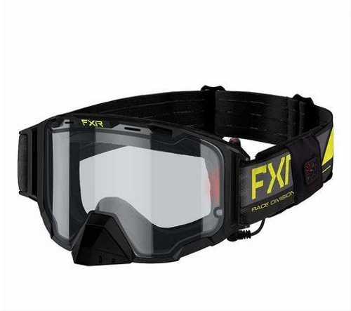 Очки FXR Maverick Cordless с подогревом Hi Vis/Bla