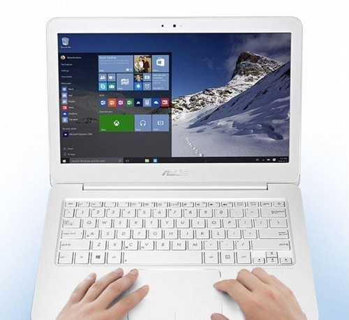 Asus ZenBook UX305FA белый, IPS FHD, 4/128
