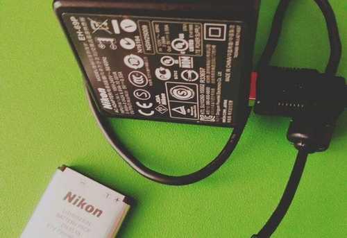 Зарядное устройство Nikon s2500 + Аккумулятор