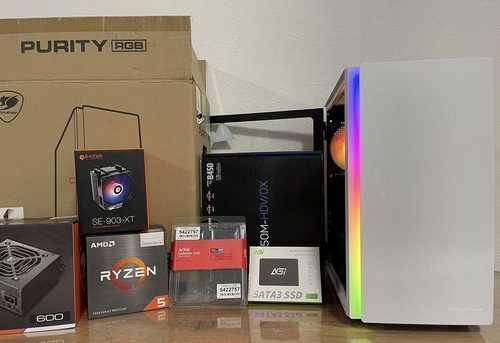 Игровой пк ryzen 5 4500/gtx1070/новый