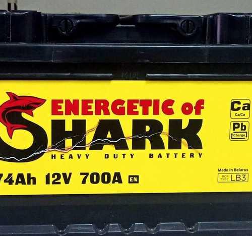 Аккумулятор Energetic Of Shark 74ah 700a