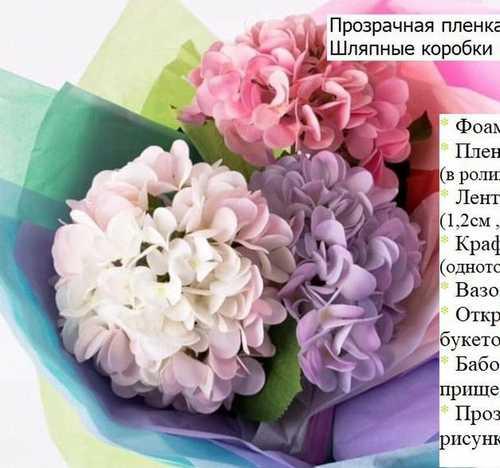 Упаковка для цветов рулоны