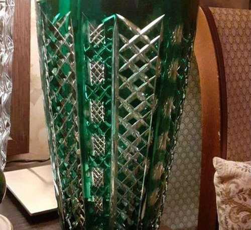 Большая красивая хрустальная ваза Г.Д.Р