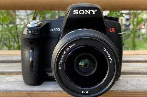 Зеркальный фотоаппарат sony a500