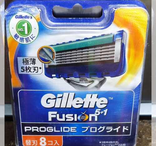 Сменные кассеты Gillette Fusion 5 1 (Япония)